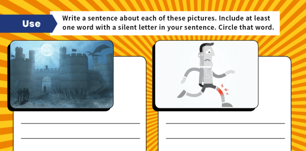 Words with Silent Letters – KS2 Spelling Worksheet | Plazoom
