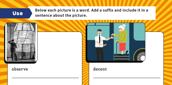 KS2 Suffixes Worksheet – Words Ending in ‘-ant’, ‘-ance’, ‘-ancy ...
