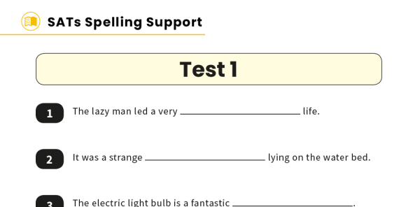 Year 4 SATs Practice – Spelling Tests Worksheets Pack | Plazoom
