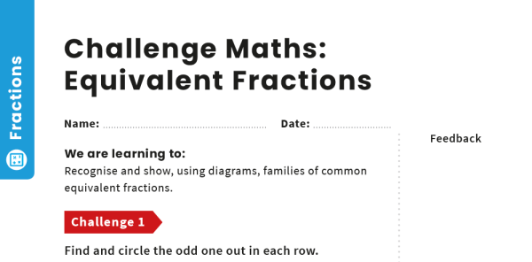 Equivalent Fractions: Year 4 – Fractions – Maths Challenge | Plazoom
