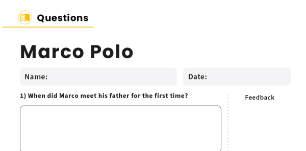 Marco Polo KS2 Non-fiction Reading Comprehension Worksheets Pack ...