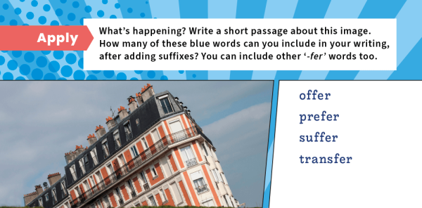 Year 5 and 6 Spelling Words Ending in ‘-fer’ Suffix – KS2 Spelling ...