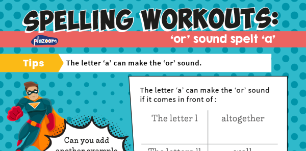 Year 2 ‘or’ Sound Spelt ‘a’ before ‘l’ or ‘ll’ Spelling Worksheets ...