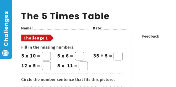 5 Times Table Teaching and Revision Pack | Plazoom