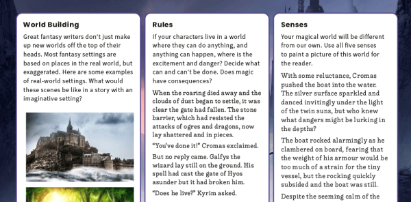 KS2 Fantasy Story Writing - Text Type Writing Planners and Model Texts ...