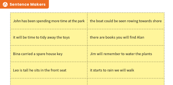KS2 English – Sentence Starters – ‘Sentence Maker’ Card Game | Plazoom