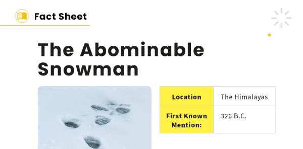 The Abominable Snowman – KS2 Reading Comprehension Worksheets ...