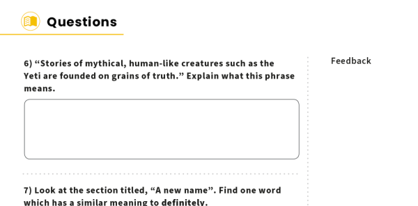 The Abominable Snowman – KS2 Reading Comprehension Worksheets ...