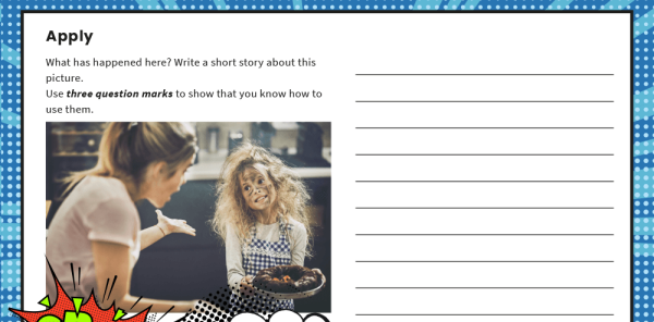 KS1 Writing and Grammar – ‘How to Write a Question’ SPaG Worksheets ...