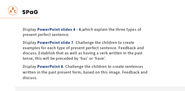 Present Perfect Tense Year 3 Grammar Worksheets Lesson Pack | Plazoom