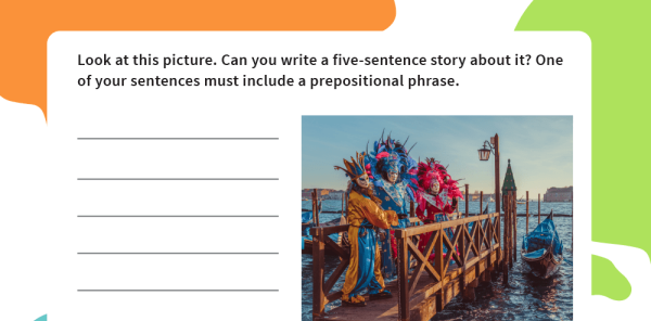 Year 3 Prepositional Phrases Grammar Burst: Worksheets and Lessons Pack ...