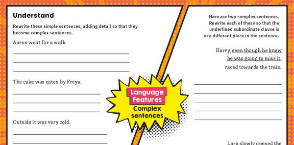 Complex Sentences KS2 – Examples and Worksheet | Plazoom