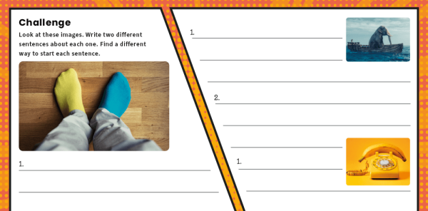 Openers activity KS2 – Varying sentence starters KS2 worksheets | Plazoom
