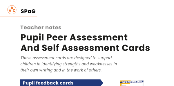 Years 1-6 Self Assessment and Peer Assessment Cards | Plazoom
