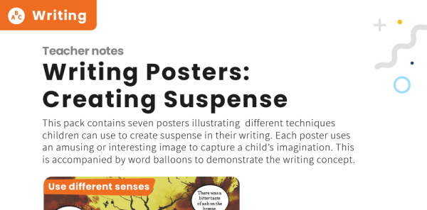 Creating Suspense Writing Techniques Posters– KS2 Classroom Displays ...