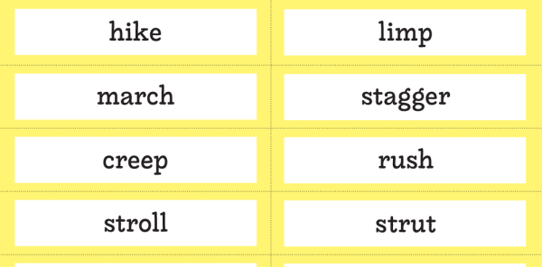 KS2 Powerful Verbs Grammar Worksheets Lesson Pack | Plazoom