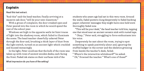 Story Setting Descriptions – KS2 Writing Features Challenge Mat ...