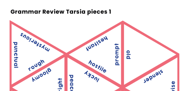 KS2 Adjective Synonyms Tarsia Puzzle Worksheets | Plazoom KS2 Adjective Synonyms Tarsia Puzzle Worksheets | Plazoom