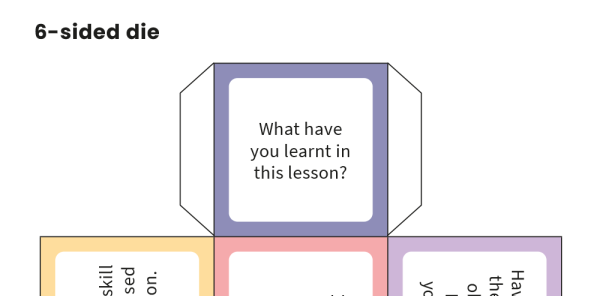 Plenary Dice and Exit Slips for Feedback and Progress | Plazoom