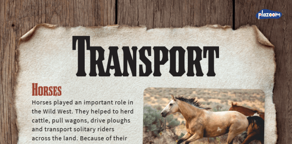 KS2 Wild West Fact File – Stories With Historical Settings Creative ...