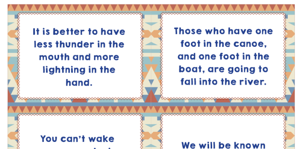 Native American Proverbs – KS2 Inference, Writing and Display Resource ...