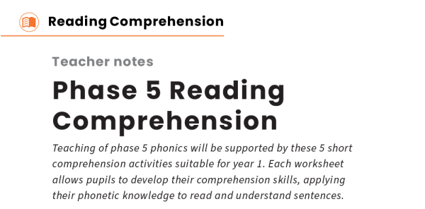 Year 1 Phase 5 Phonics – Reading Comprehension Worksheets Bundle 4 ...