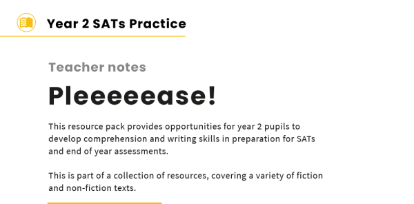 Year 2 SATs Papers: Practice Pack – Pleeeease! | Plazoom