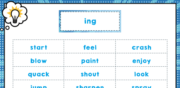-ing Suffix Year 1 Grammar Worksheets Lesson Pack | Plazoom