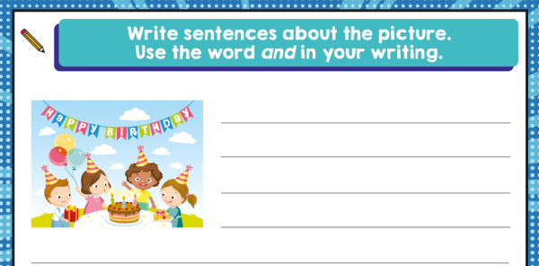 Year 1 Using ‘and’ to join words and clauses – KS1 Grammar Activities ...