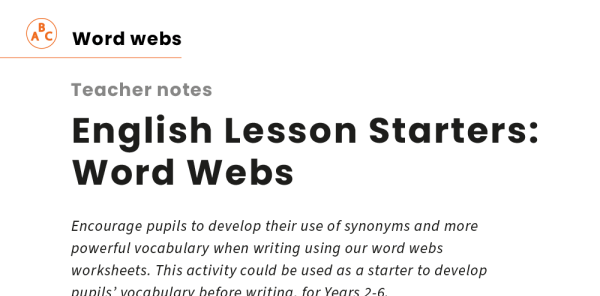 Vocabulary Games KS2 – Word Webs | Plazoom