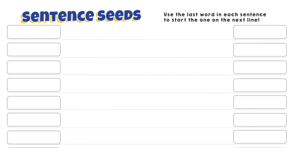 Year 2-6 Sentence Seeds and Scattered Sentences – KS1/2 Exploring ...
