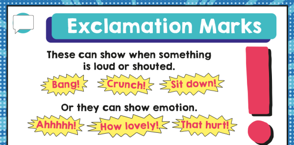 Year 1 Exclamation Marks – KS1 Grammar Activities Pack | Plazoom