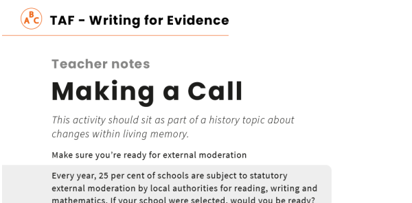 Year 2 SATs – ‘Changes in Living Memory’ KS1 Writing Assessment ...