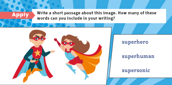 super- anti- and auto- Prefixes Year 3 and 4 Spelling Worksheets | Plazoom