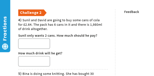 Measure and Money Problems: Year 4 – Fractions – Maths Challenge | Plazoom