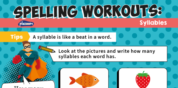 Year 1 Syllables – KS1 Spelling Workout | Plazoom