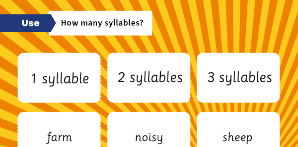 Year 1 Syllables – KS1 Spelling Workout | Plazoom