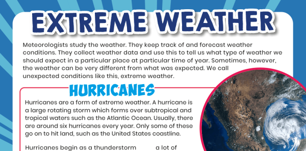 Year 3 and 4 The Weather – KS2 Literacy Topic Pack | Plazoom