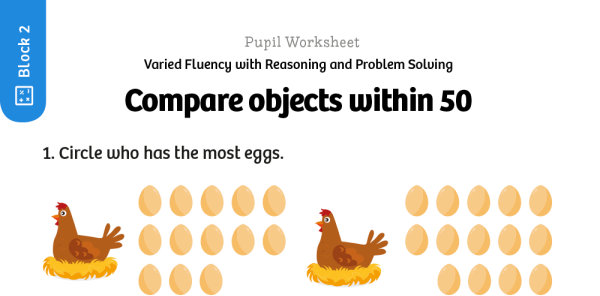 White Rose Maths: Year 1 Spring Term – Block 2: Compare objects within ... White Rose Maths: Year 1 Spring Term – Block 2: Compare objects within ...