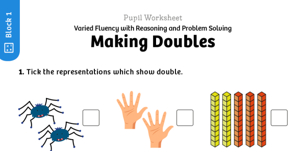 White Rose Maths: Year 1 Summer Term – Block 1: Making doubles maths ...