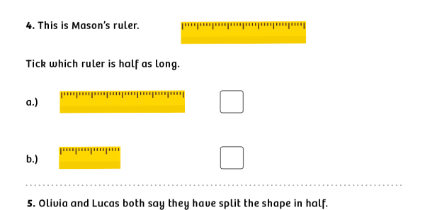 White Rose Maths: Year 1 Summer Term – Block 2: Find a half (1) maths ...