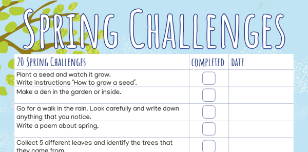 20 Spring Challenges to Complete at Home (KS2) | Plazoom
