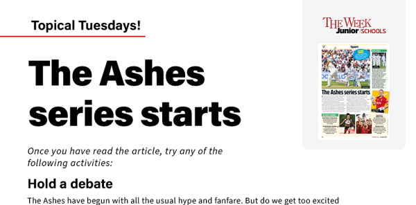 Topical Tuesdays: Ashes Series Starts - Key Stage 2 News Story and ...