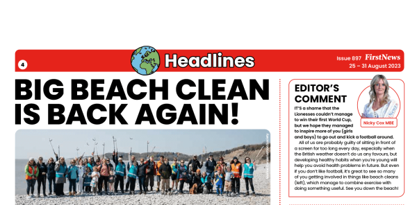 Big Beach Clean – Topical Tuesdays Activities from First News | Plazoom