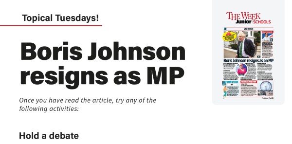 Topical Tuesdays: Boris Johnson Resigns as MP - Key Stage 2 News Story ...
