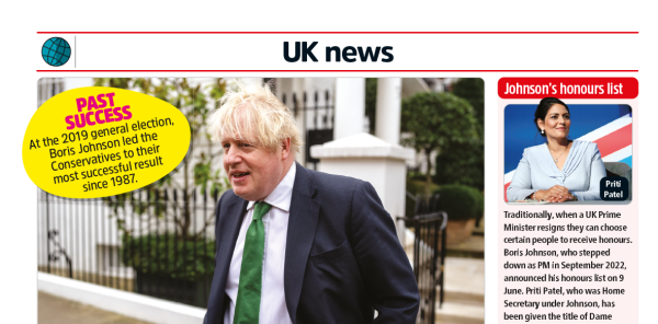 Topical Tuesdays: Boris Johnson Resigns as MP - Key Stage 2 News Story ...