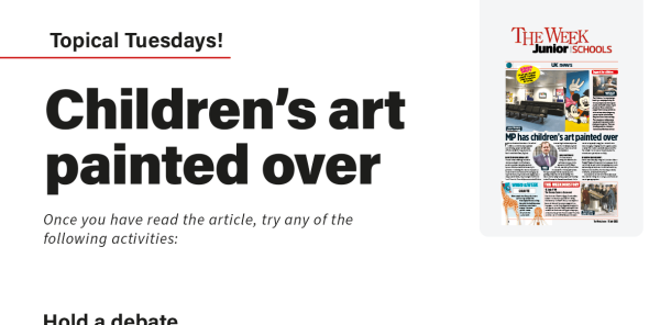 Topical Tuesdays: Children’s Art Painted Over - Key Stage 2 News Story ...