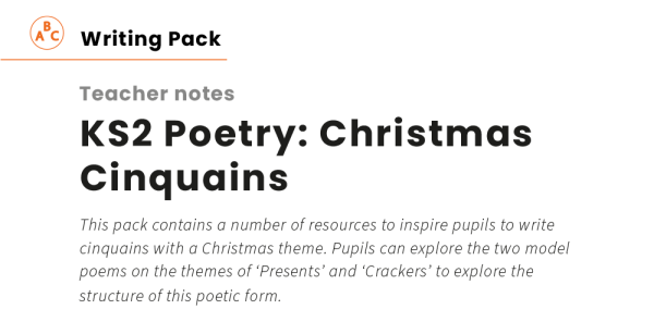 Christmas Cinquains - KS2 Text Types: Writing Planners and Model Texts ...