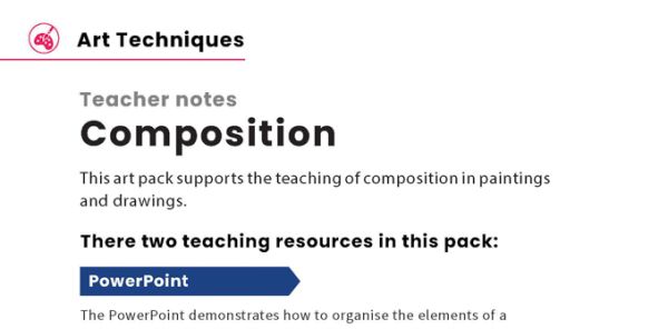 Composition - KS2 Art Lesson Pack | Plazoom