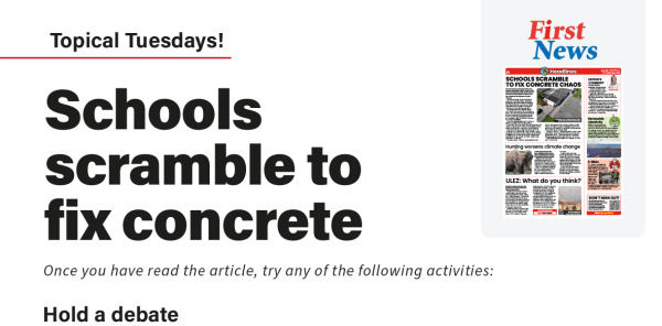 School Concrete Scramble – Topical Tuesdays Activities from First News ...